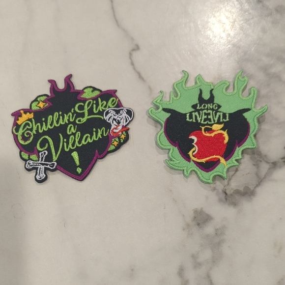 Disney | Art | Descendants Villain Themed Iron On Patches | Poshmark